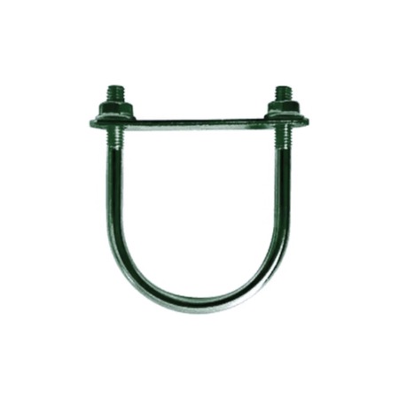 Set 10 x Brida Otel Rotund 60 mm Tip U pentru Fixarea Panourilor de ...