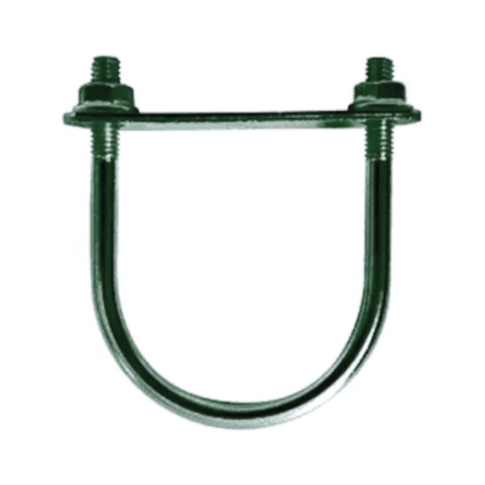 Set 10 x Brida Otel Rotund 80 mm Tip U pentru Fixarea Panourilor de ...