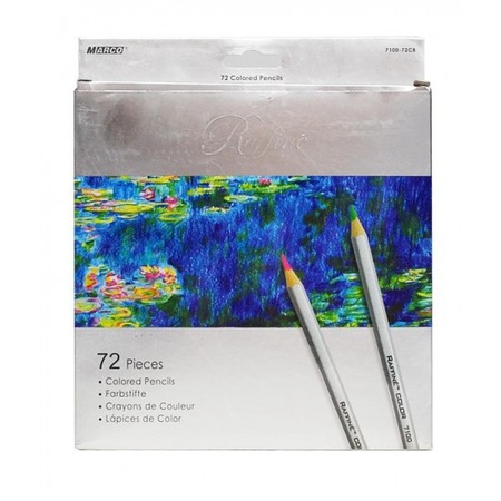 Creioane colorate mina moale 72 bucati/set Raffine Marco - eMAG.ro