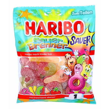Jeleuri Sour Mix, Haribo, Aroma fructe, 160 g - eMAG.ro