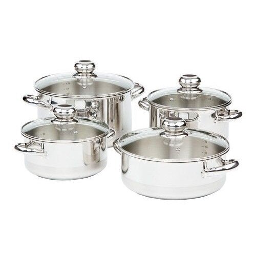 Set 4 oale cu capac, Kolimax, Inox, Argintiu - eMAG.ro
