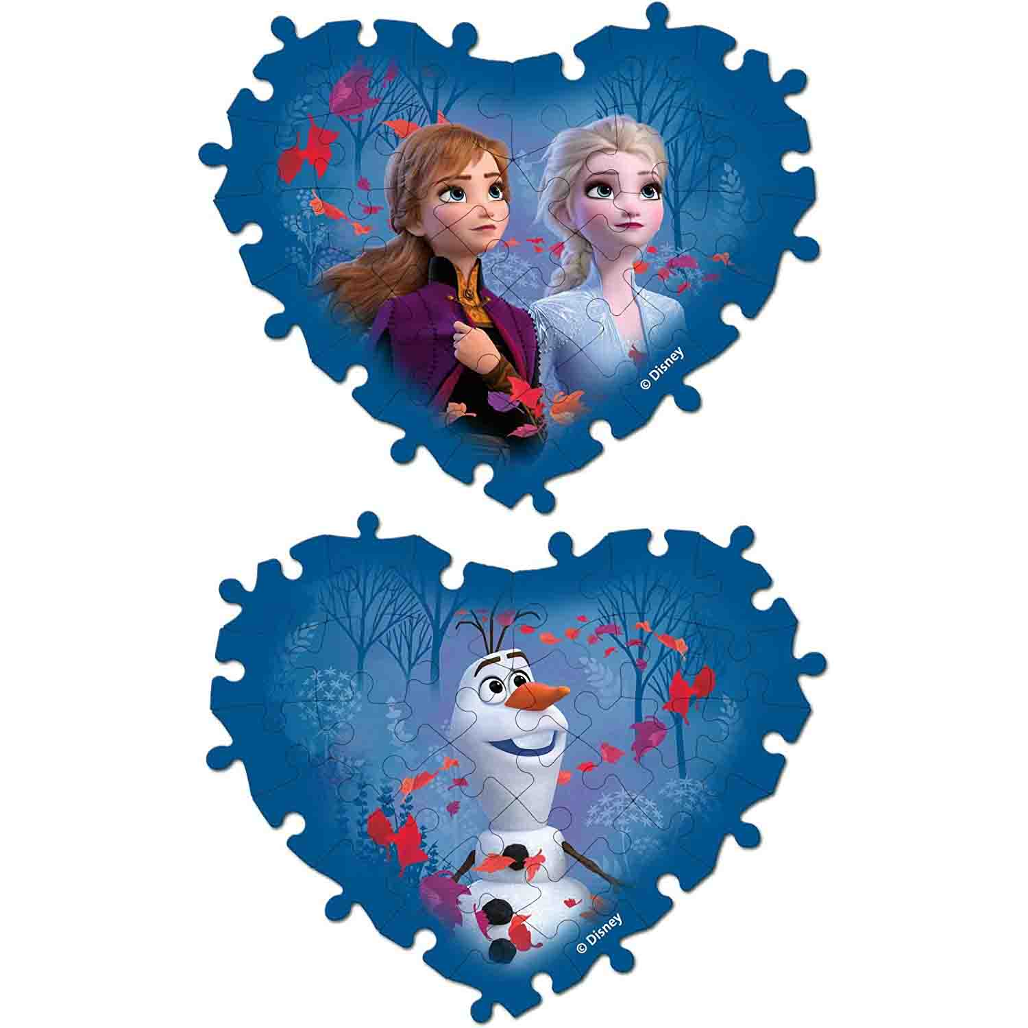 Puzzle 3D Ravensburger - Cutie in forma de inima, Disney Frozen, 216 ...