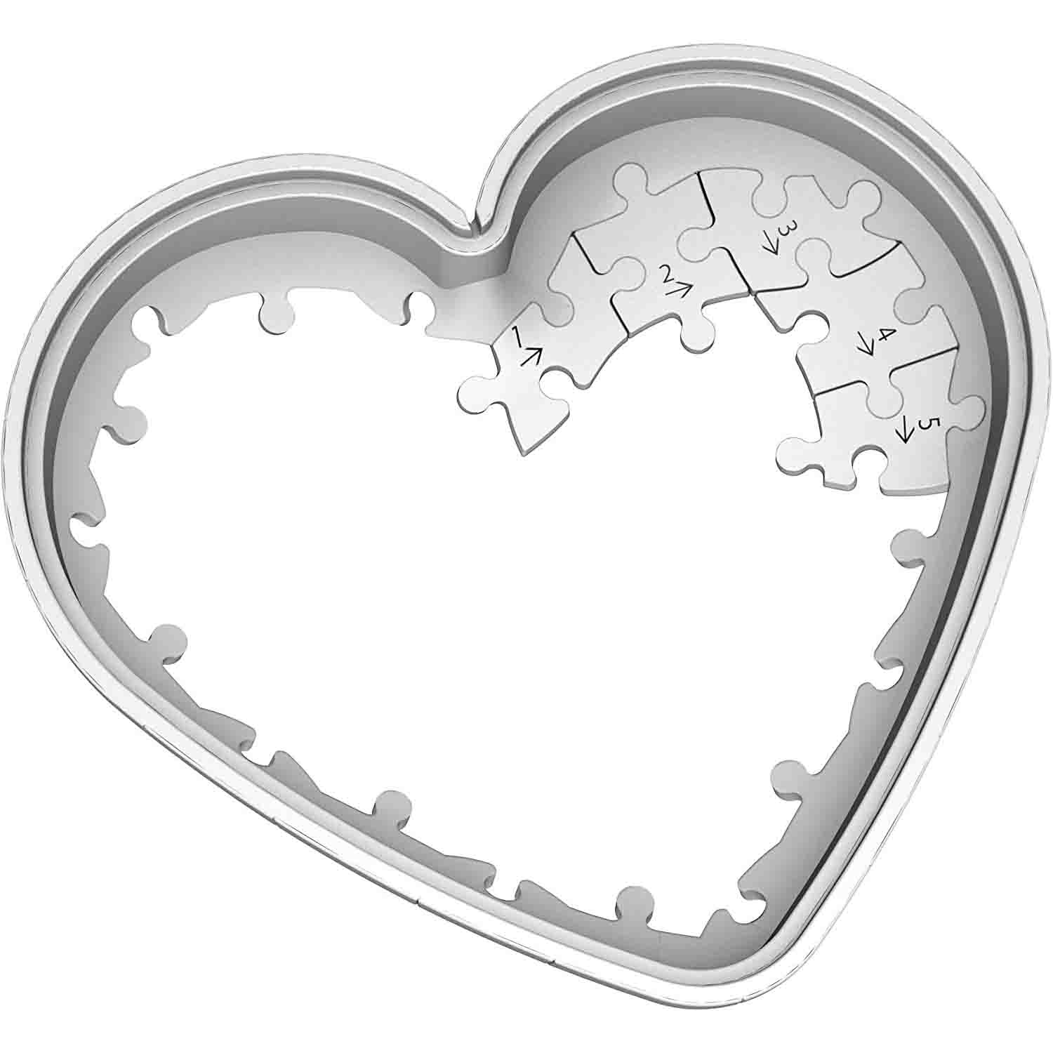 Puzzle 3D Ravensburger - Cutie in forma de inima, Disney Frozen, 216 ...