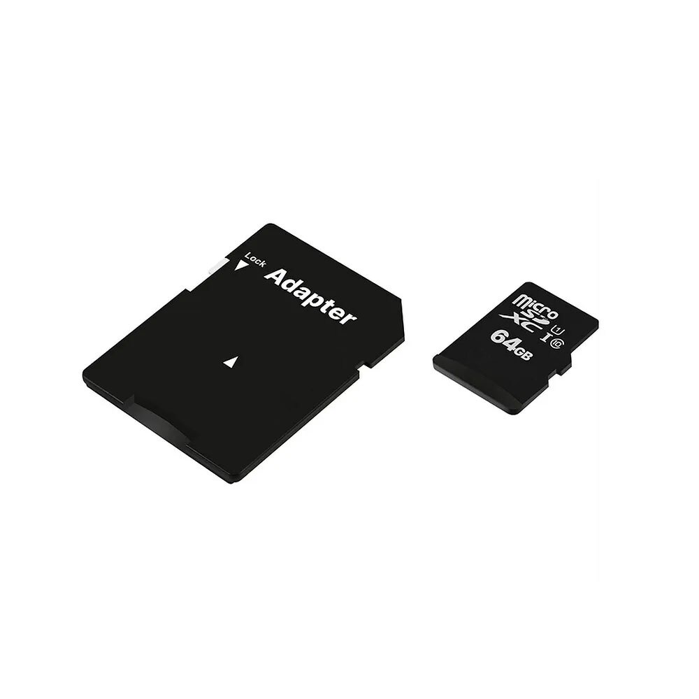 MicroSD карта с памет, 64GB, клас 10, UHS-1, 100MB/s, включен адаптер ...