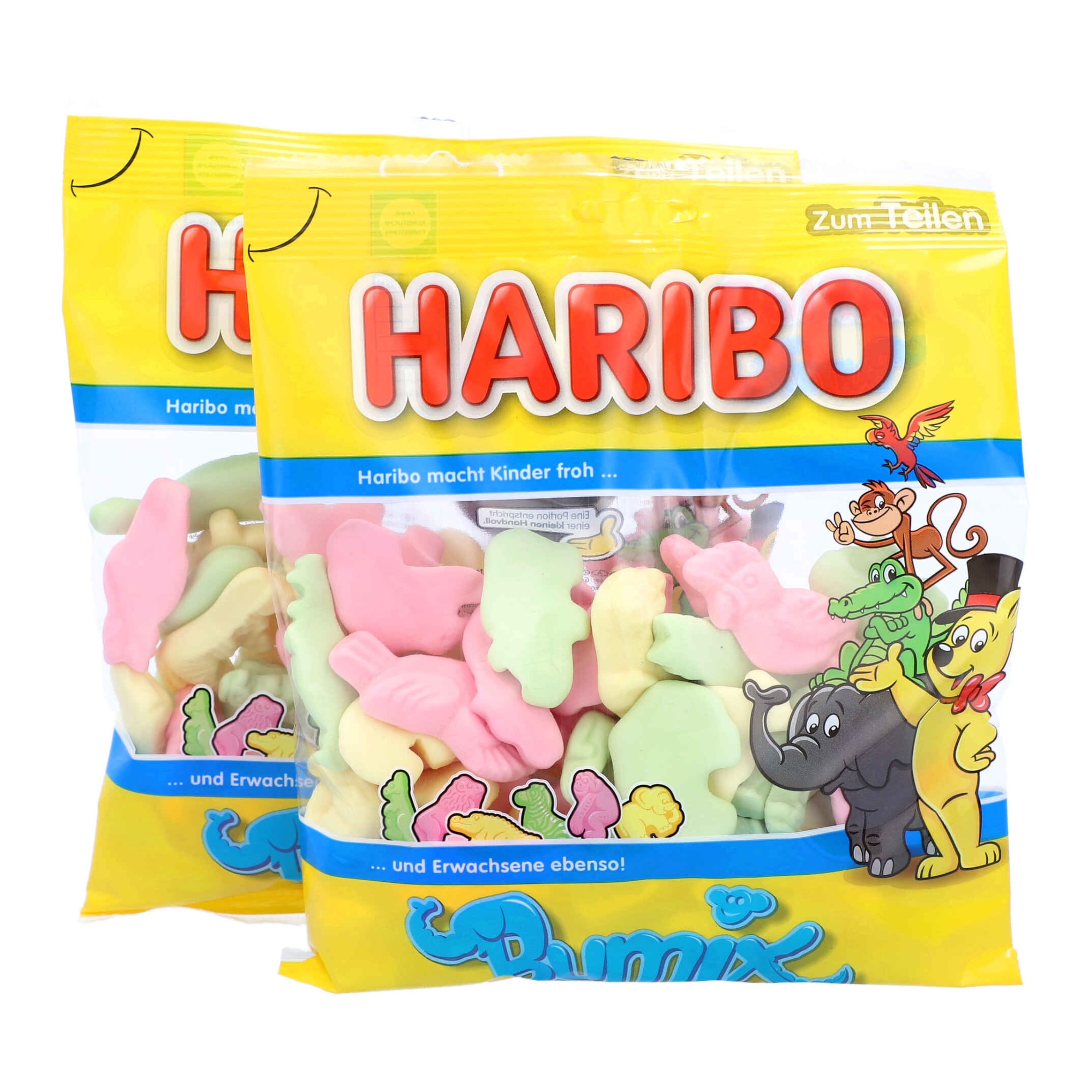 Jeleuri Bumix, Haribo, Aroma fructe, 175 g - eMAG.ro