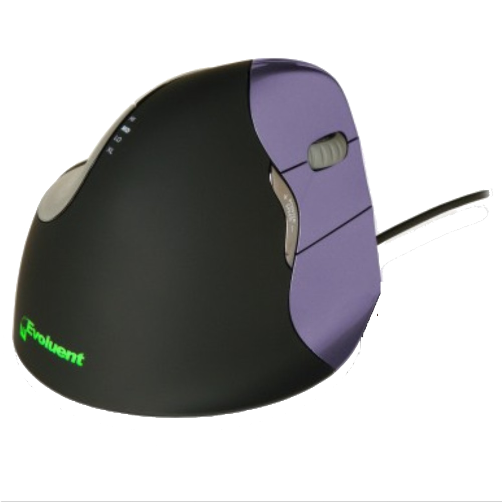 Мишка Evoluent Vert Optical Mouse RH, VM4S, оптична, кабелна USB, 2600 ...