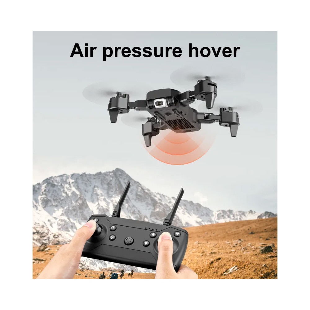 Drona PO 60, Camera Dual 4K, brate pliabile, 20min zbor, Functie Selfie ...