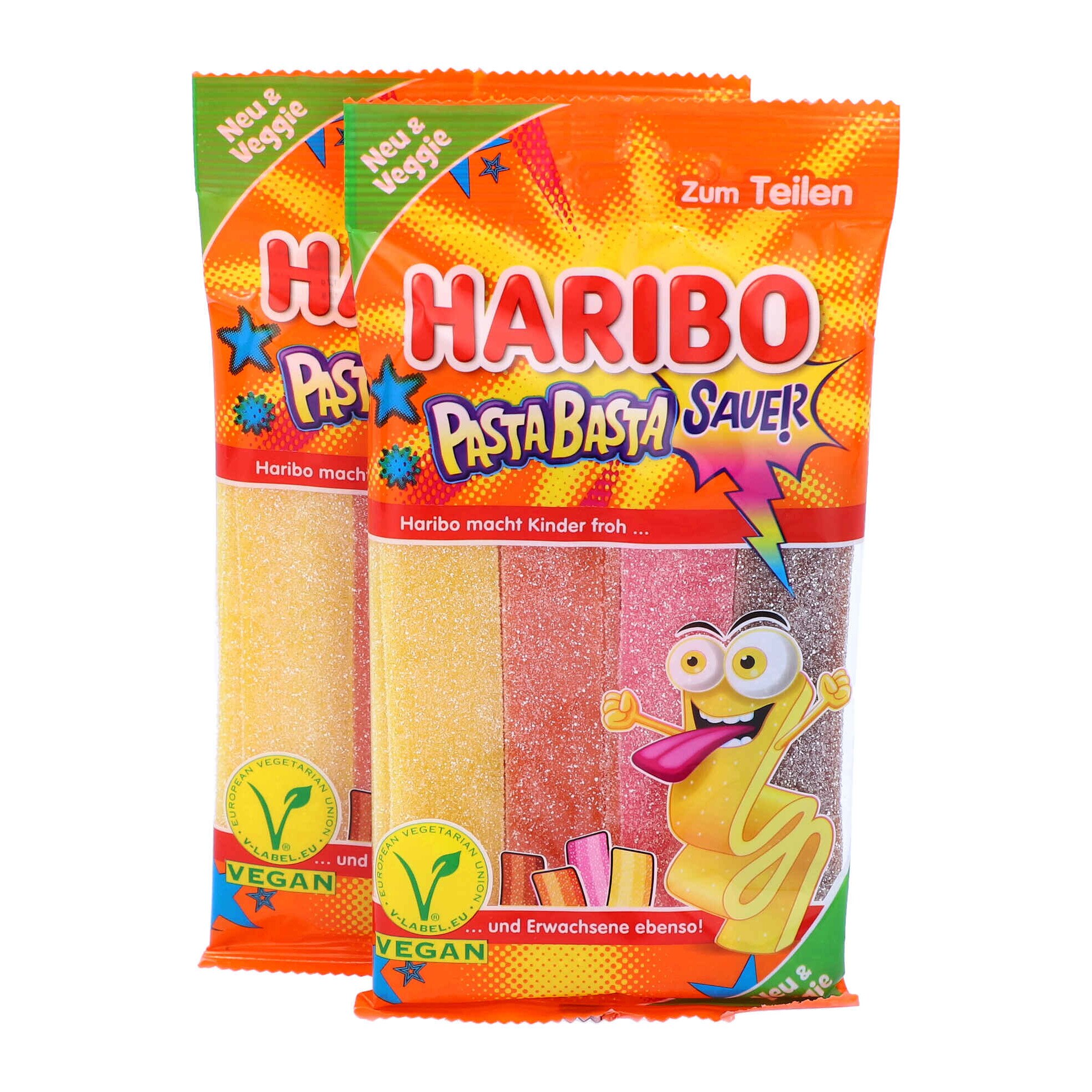 Jeleuri Haribo Pasta Basta, fruct acru, 160g - eMAG.ro