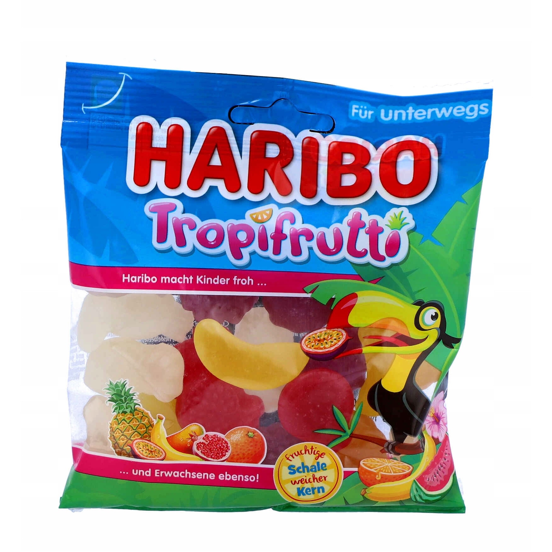 Jeleuri Tropifrutti, Haribo, Aroma de fructe tropicale, 100 g - eMAG.ro