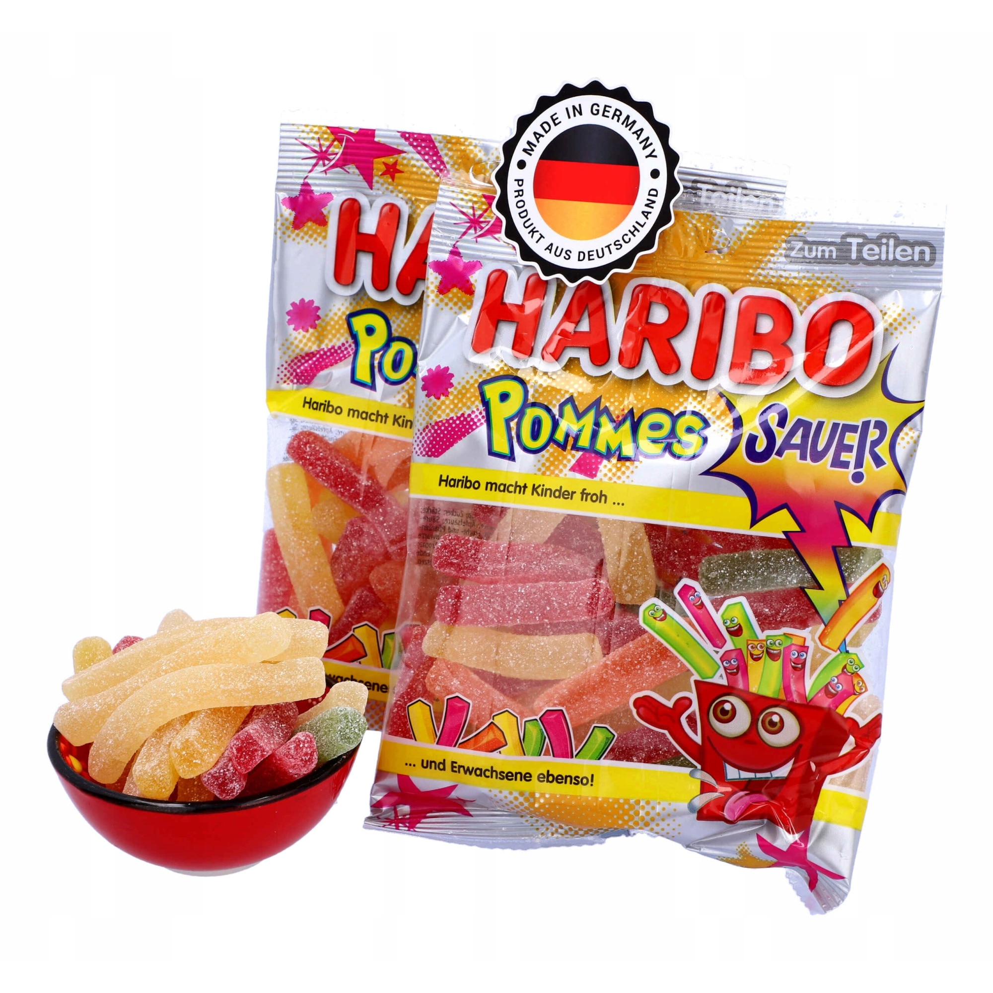 Jeleuri Pommes, Haribo, 175 g - eMAG.ro