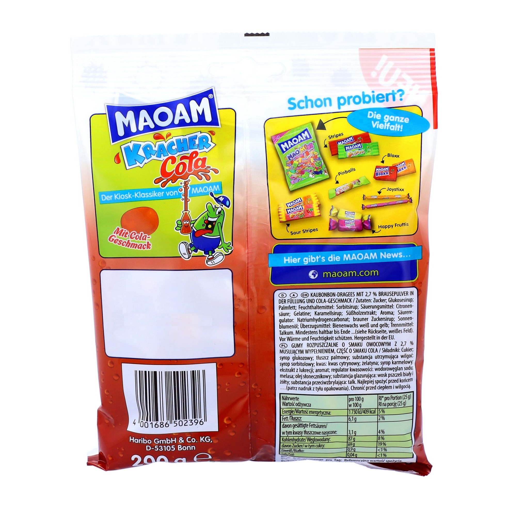 Jeleuri, Maoam, Aroma de cola, 200 g - eMAG.ro