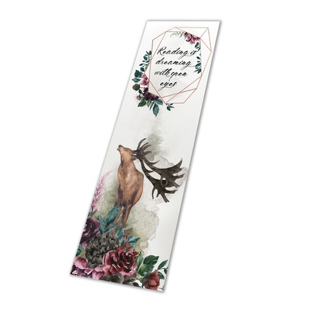 Semn de carte simplu - Reading a dreaming with open eyes - eMAG.ro