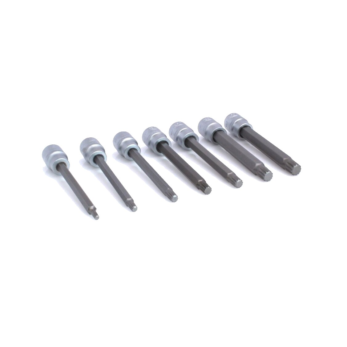 Комплект шестостенни ключове XZN, M's, Spline, M4 - M10, 3/8", 7 части ...