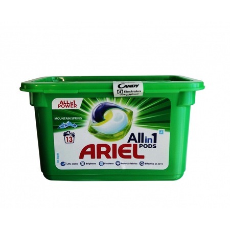 Detergent Capsule Ariel AllinOne Pods Mountain Spring 13 buc - eMAG.ro