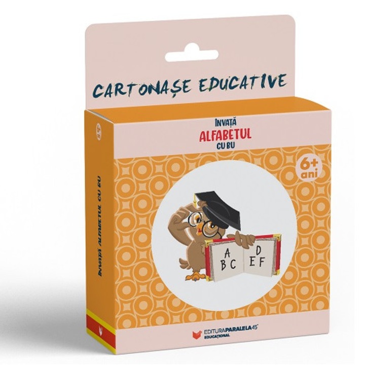Invata Alfabetul cu BU (31 de cartonase educative) Paralela 45 - eMAG.ro