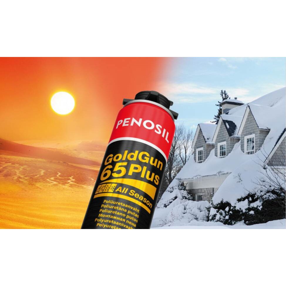 Spuma poliuretanica PENOSIL GoldGun Foam 65 Plus All Season pentru ...