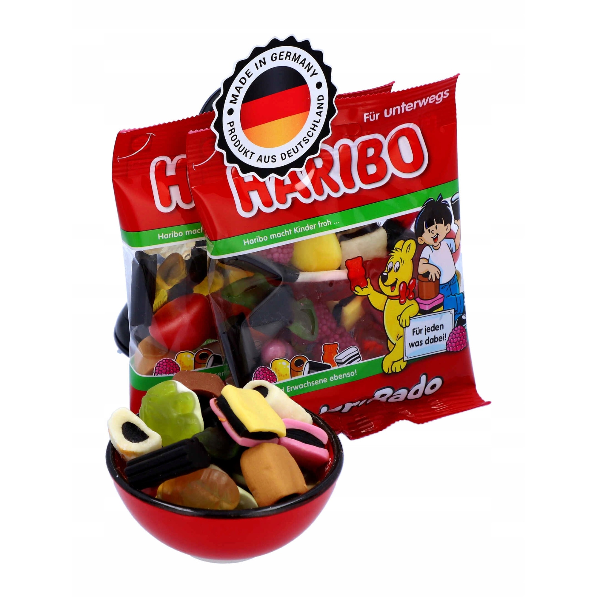 Jeleuri Color-Rado, Haribo, Aroma zmeura, 100 g - eMAG.ro