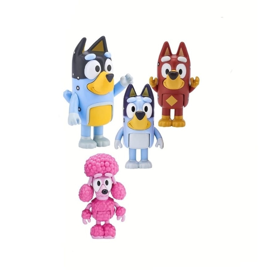 Set 4 Figurine Bluey si Bingo, 6 cm, multicolor - eMAG.ro