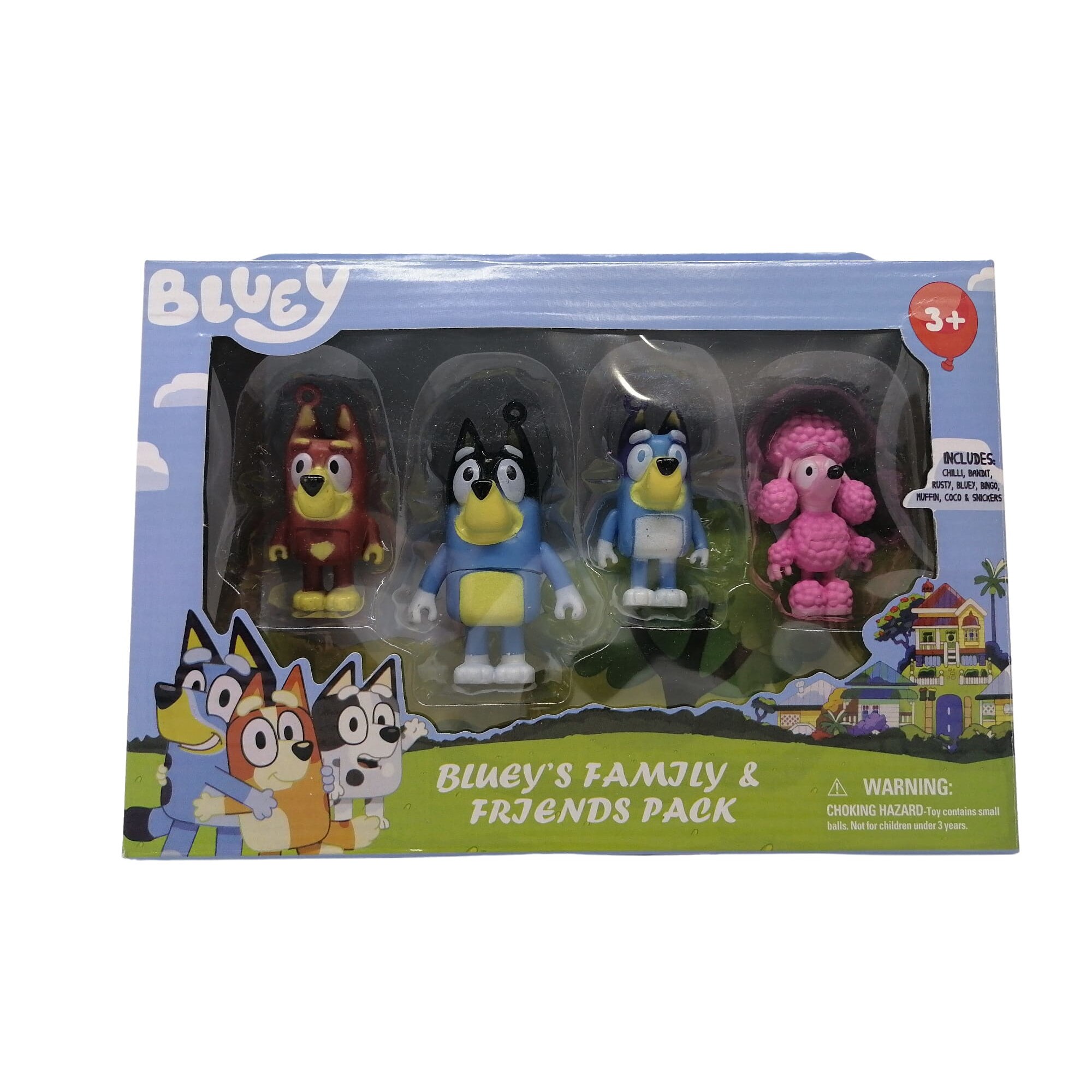 Set 4 Figurine Bluey si Bingo, 6 cm, multicolor - eMAG.ro
