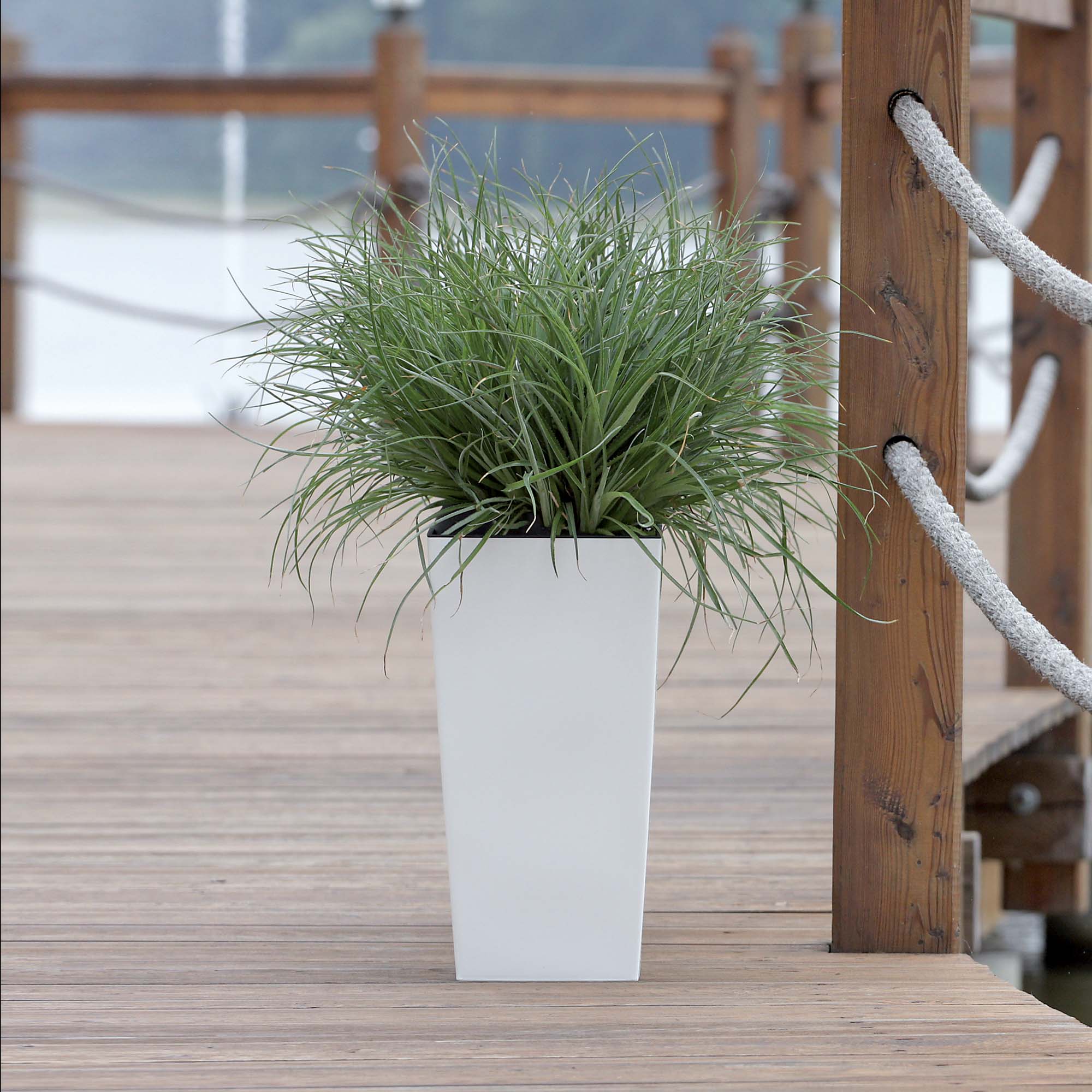 Set 3X Ghiveci Inalt Decorativ Pentru Floricu Insertie, Prosperplast ...