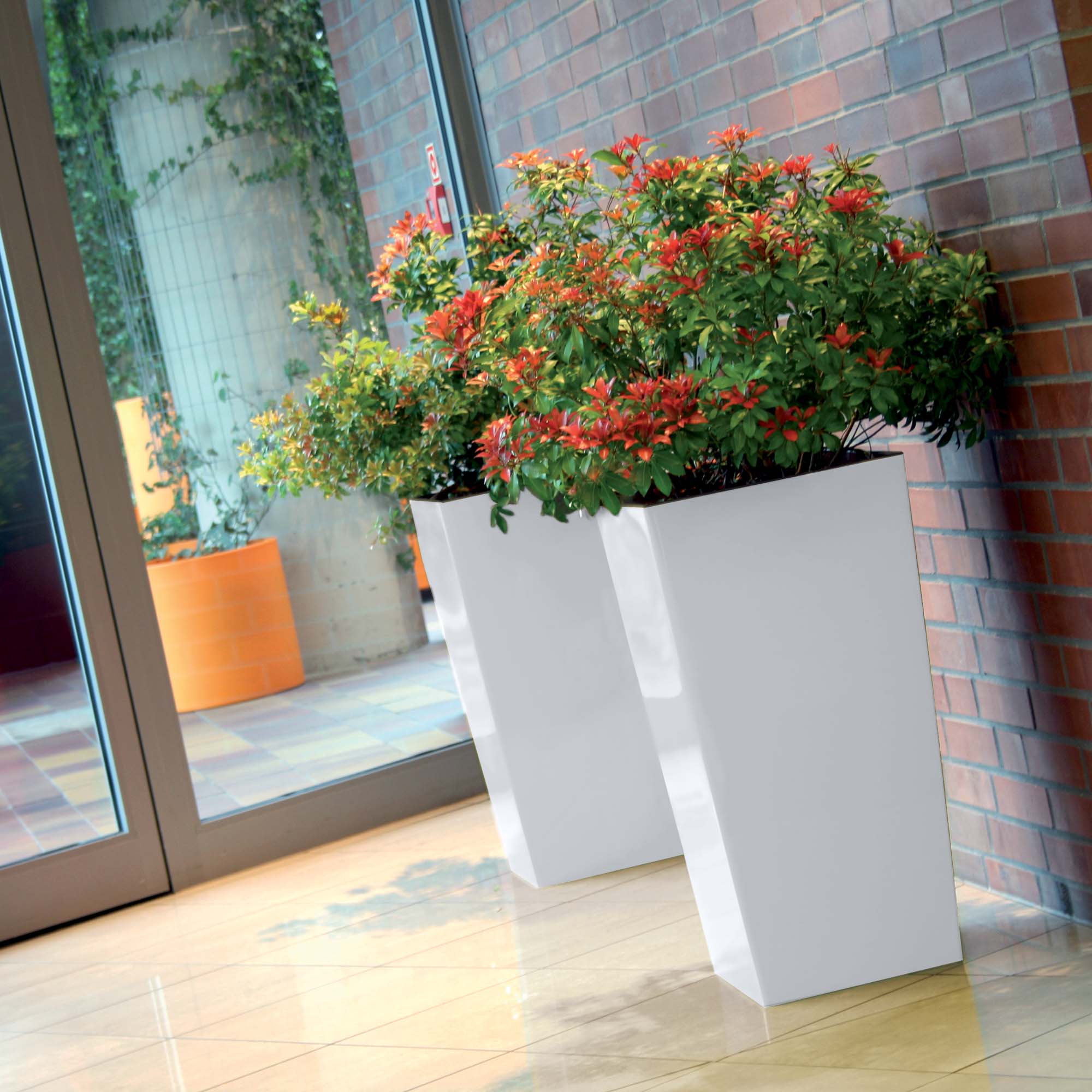 Set 3X Ghiveci Inalt Decorativ Pentru Floricu Insertie, Prosperplast ...