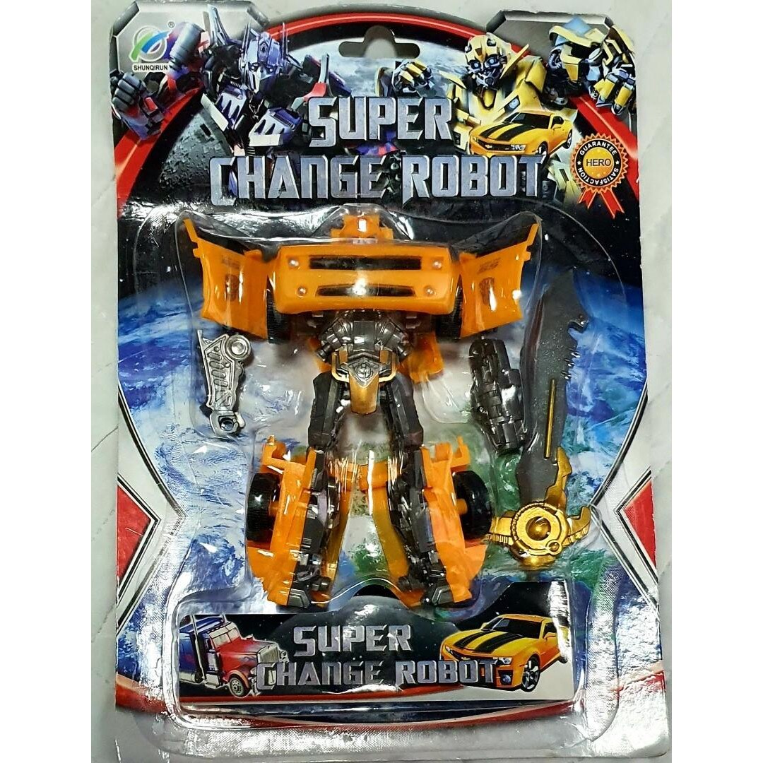 Robotel Super Change, galben, 15 cm - eMAG.ro