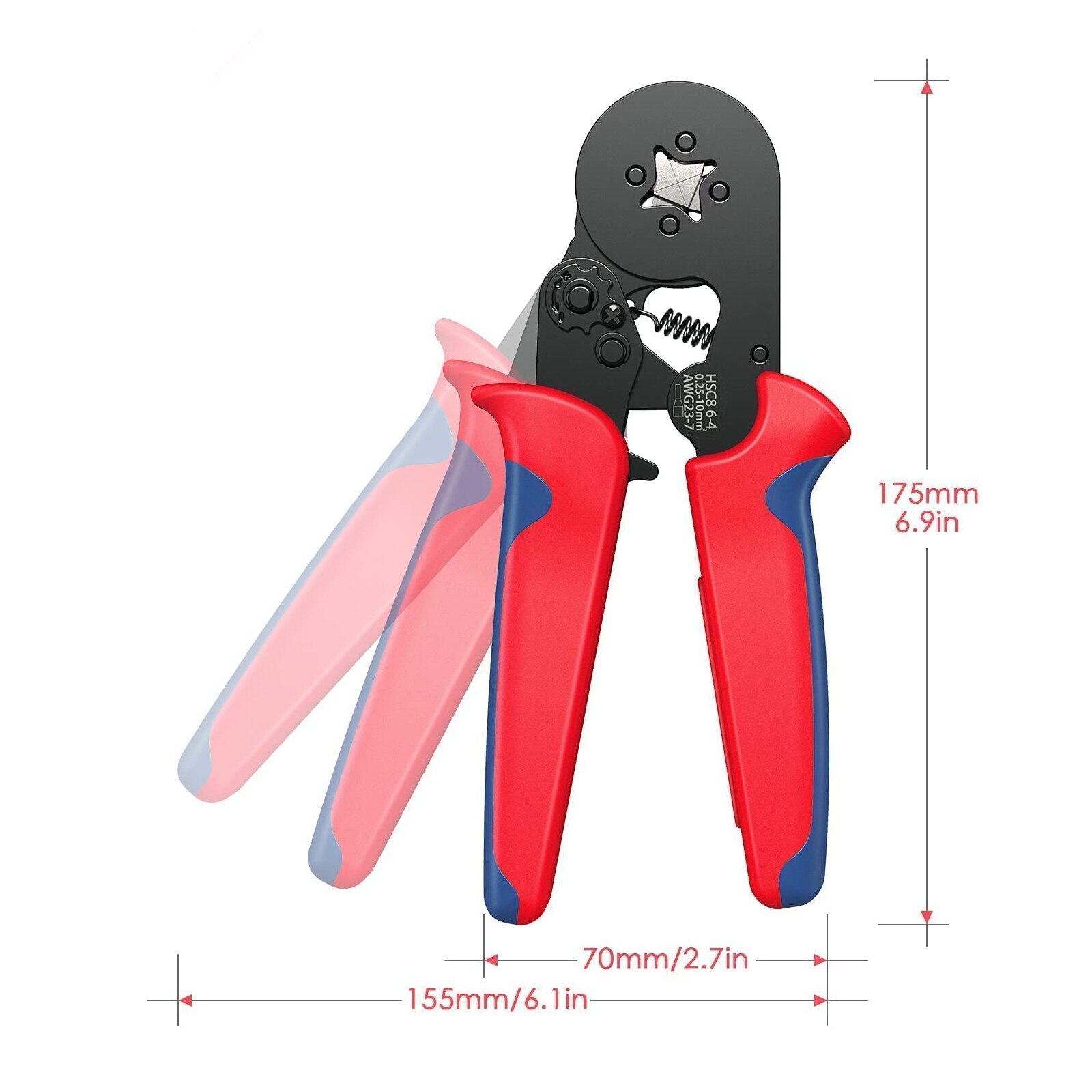 Set Clesti de Sertizare, Zggzerg, Patru Falci si 1200 Bucati Terminale ...