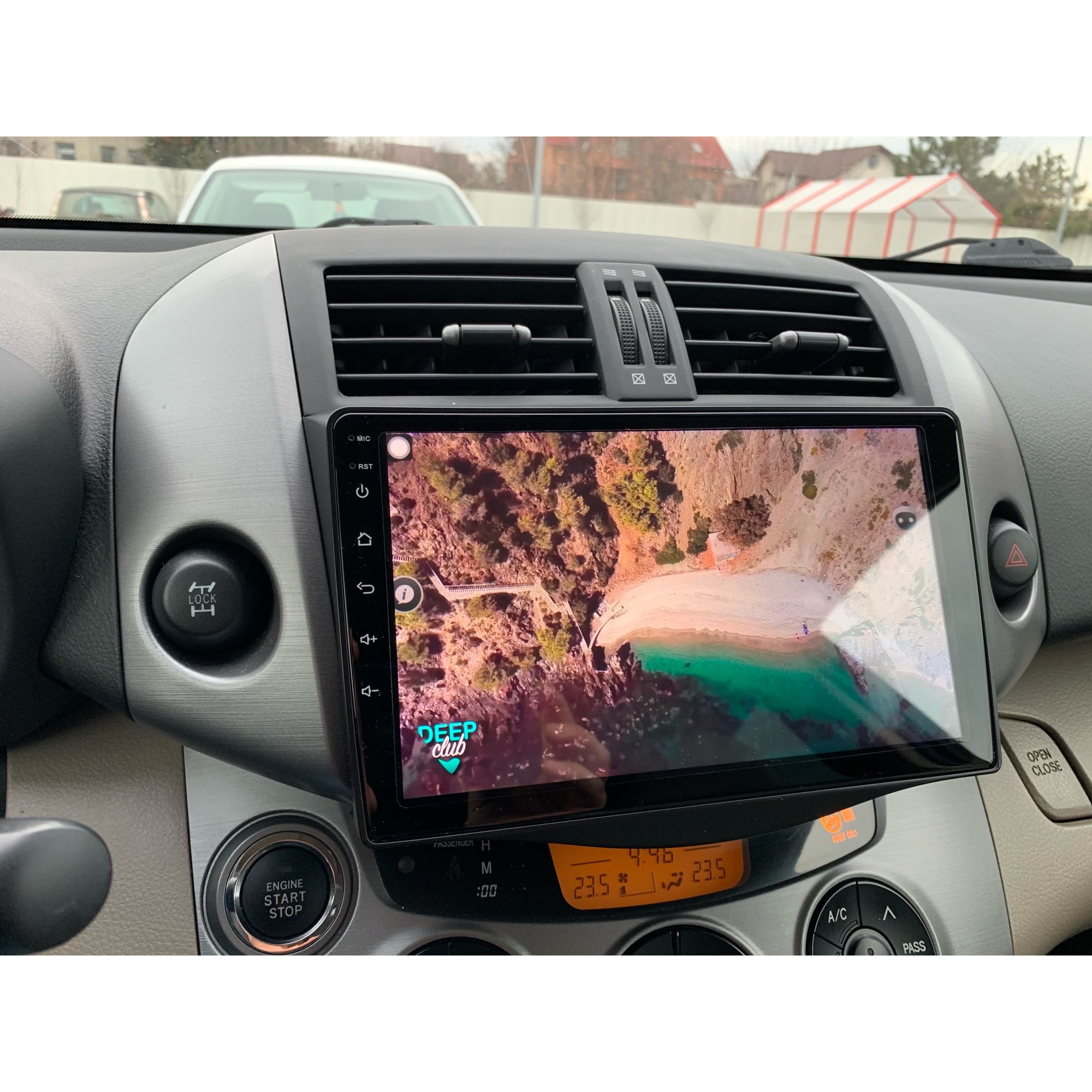 Mултимедия за Toyota RAV4 2006-2012 Android 12 8 Core CPU 4GB+64GB ...