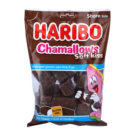 Jeleuri Chamallows Soft Kiss, Haribo, Aroma vanilie/ciocolata, 200 g ...