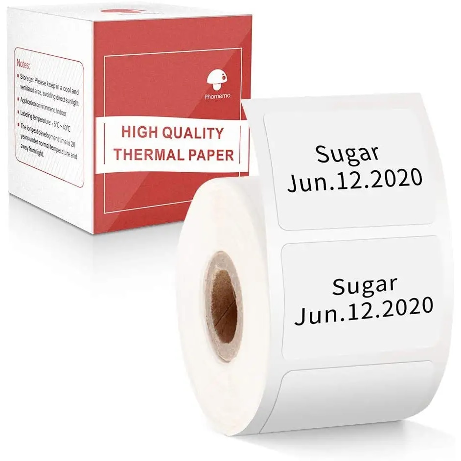 Rola etichete autoadezive termice 40 x 30 mm, albe, 230 etichete / rola ...