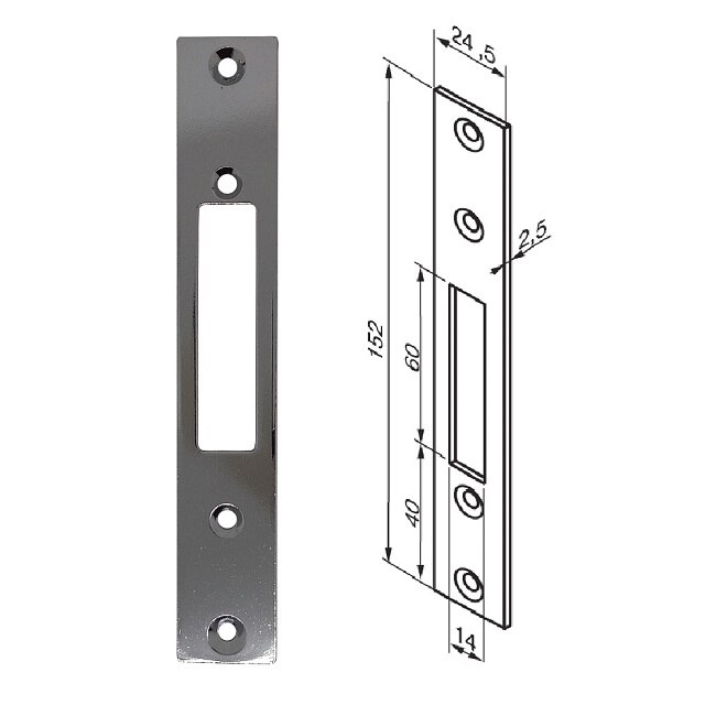 ABLOY LC307 horgos zár, kiegészítő, profilajtókhoz, Abloy Protec I ...