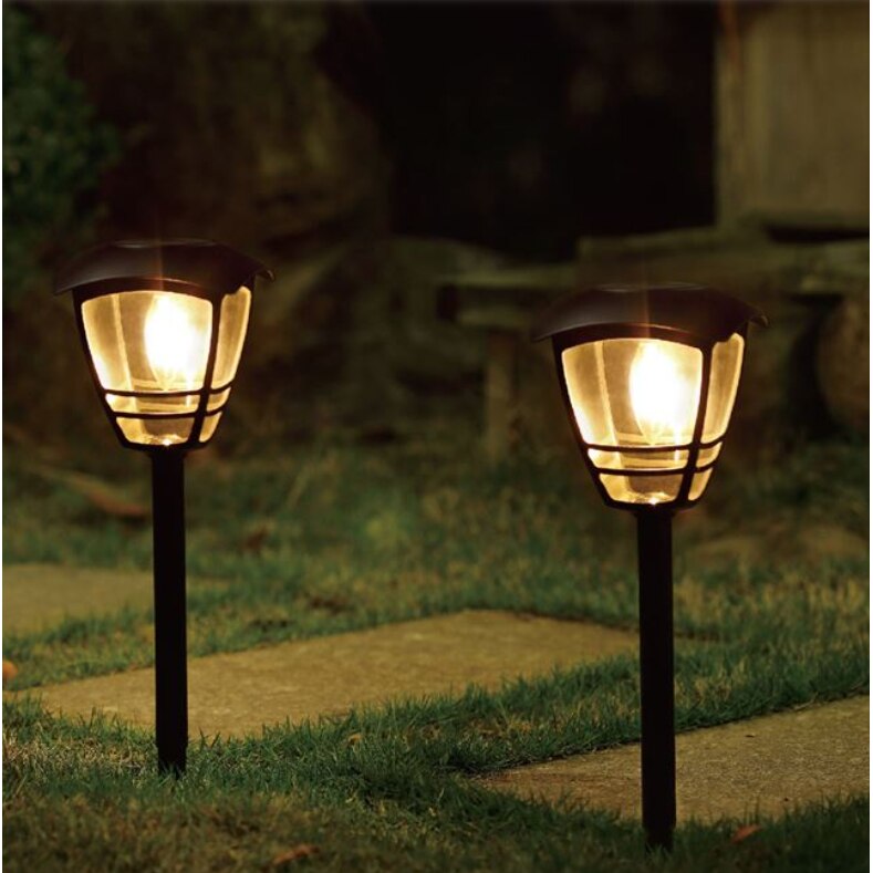 Felinar Solar Gradina, LED, Negru, 44 cm - eMAG.ro