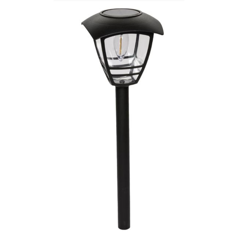 Felinar Solar Gradina, LED, Negru, 44 cm - eMAG.ro
