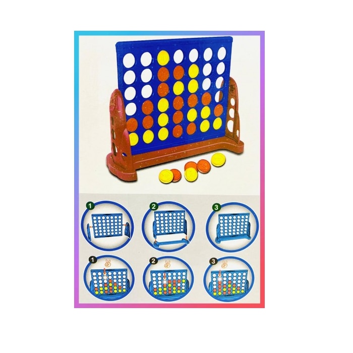 Interaktív játék gyerekeknek, Align 4, Connect 4 Game, sokszínű - eMAG.hu