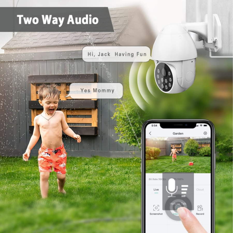 Camera de supraveghere WIFI, Dytimeem, KU103, 2MP, 1920x1080 FULL HD ...