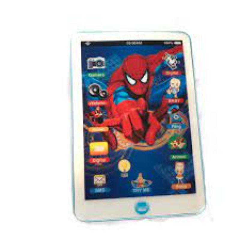 Tableta HD, model Spiderman, muzicala, Interactiva, 5D, 20 cm, 3 ani ...