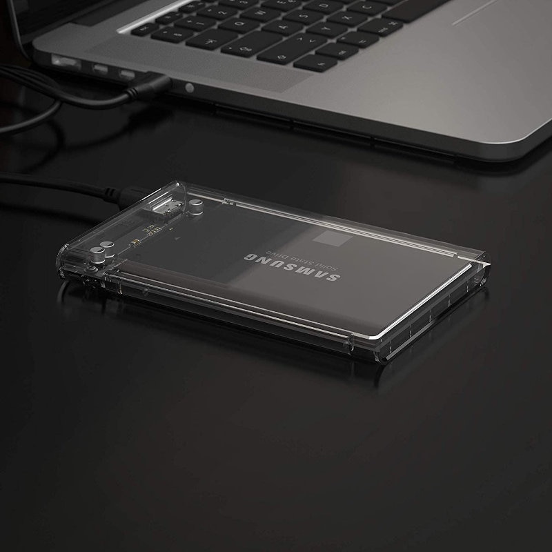 Rack extern pentru HDD/SSD 2.5 inch, USB 3.0, SATA, capacitate pana la ...