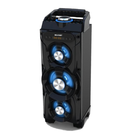 Boxa portabila Bluetooth, 20W, Extra Bass, 3 difuzoare, AUX, USB, Card ...