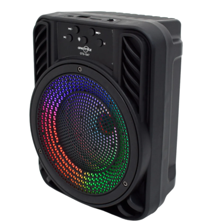 Boxa portabila Bluetooth, difuzor 4'' cu lumini RGB, Wireless, Extra ...