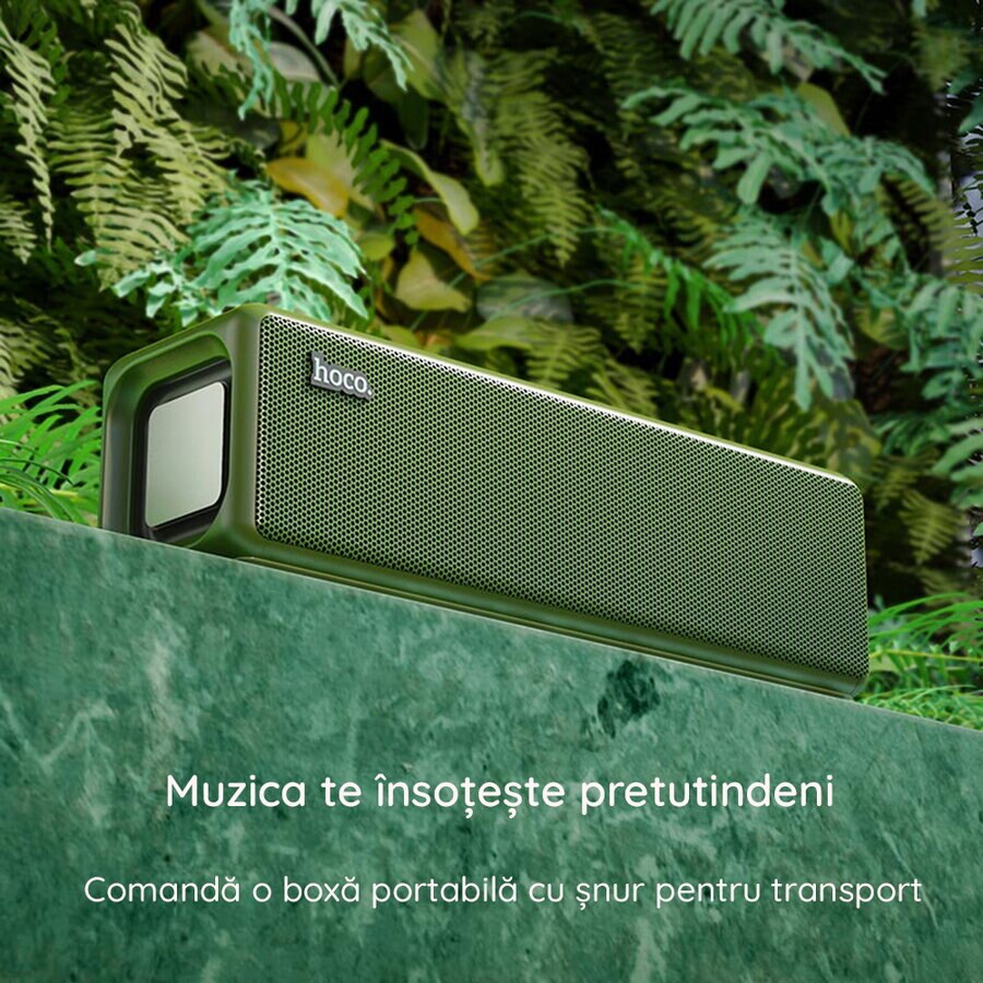 Boxa Portabila Bluetooth 5.0, 2x5W - Hoco Bounce (HC3) - Green - eMAG.bg