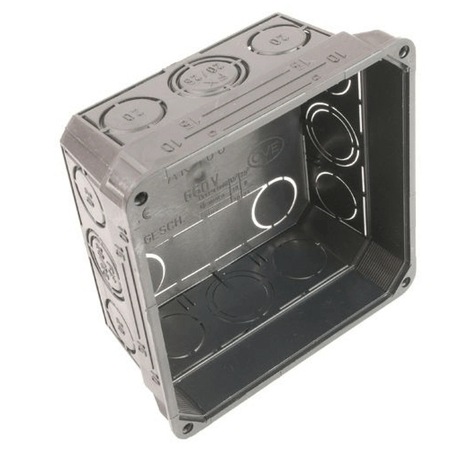 Doza derivatie Dietzel din plastic cu capac, sub tencuiala, 80 mm - eMAG.ro