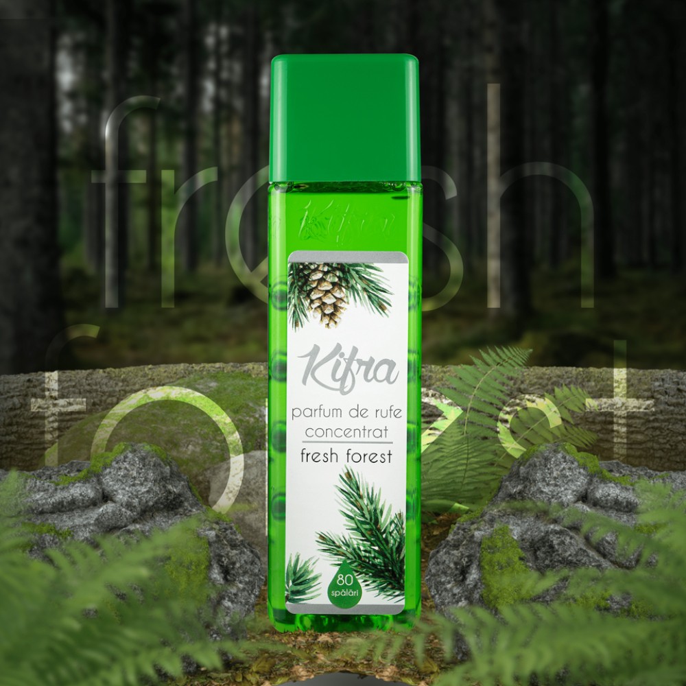 Set 3 x Parfum de Rufe Kifra Fresh Forest, 80 Spalari, 200 ml - eMAG.ro