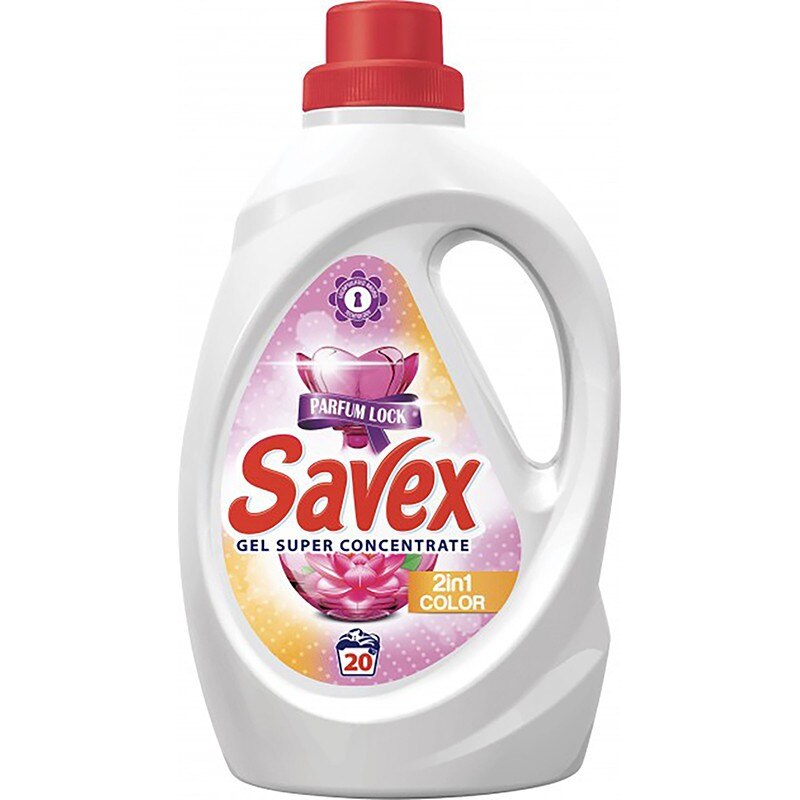 Set 2 x Detergent Lichid Savex 2 in 1 Color, 20 Spalari, 1,1 l - eMAG.ro