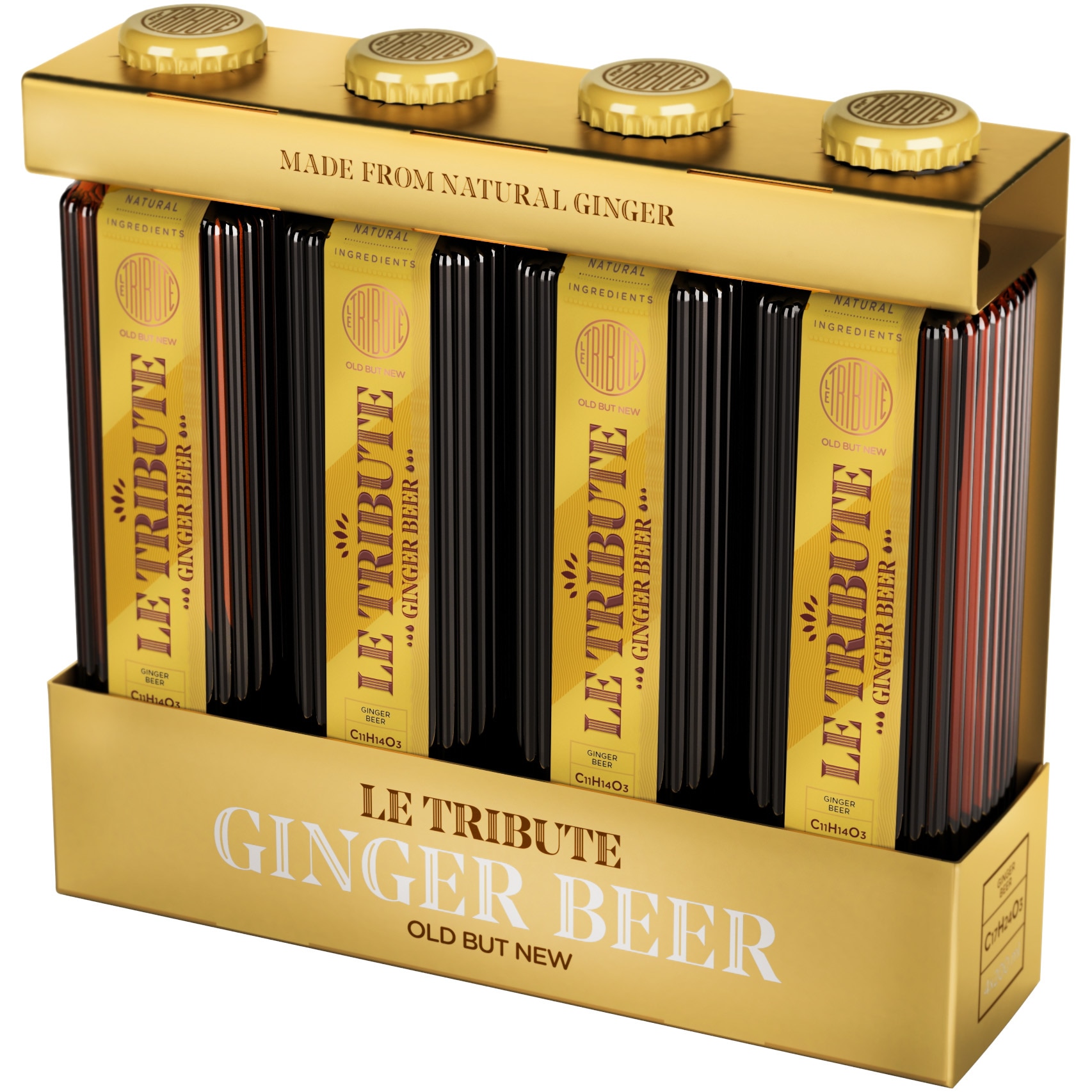 Bautura Carbogazoasa Le Tribute Ginger Beer Premium, 4 x 0.2l - eMAG.ro