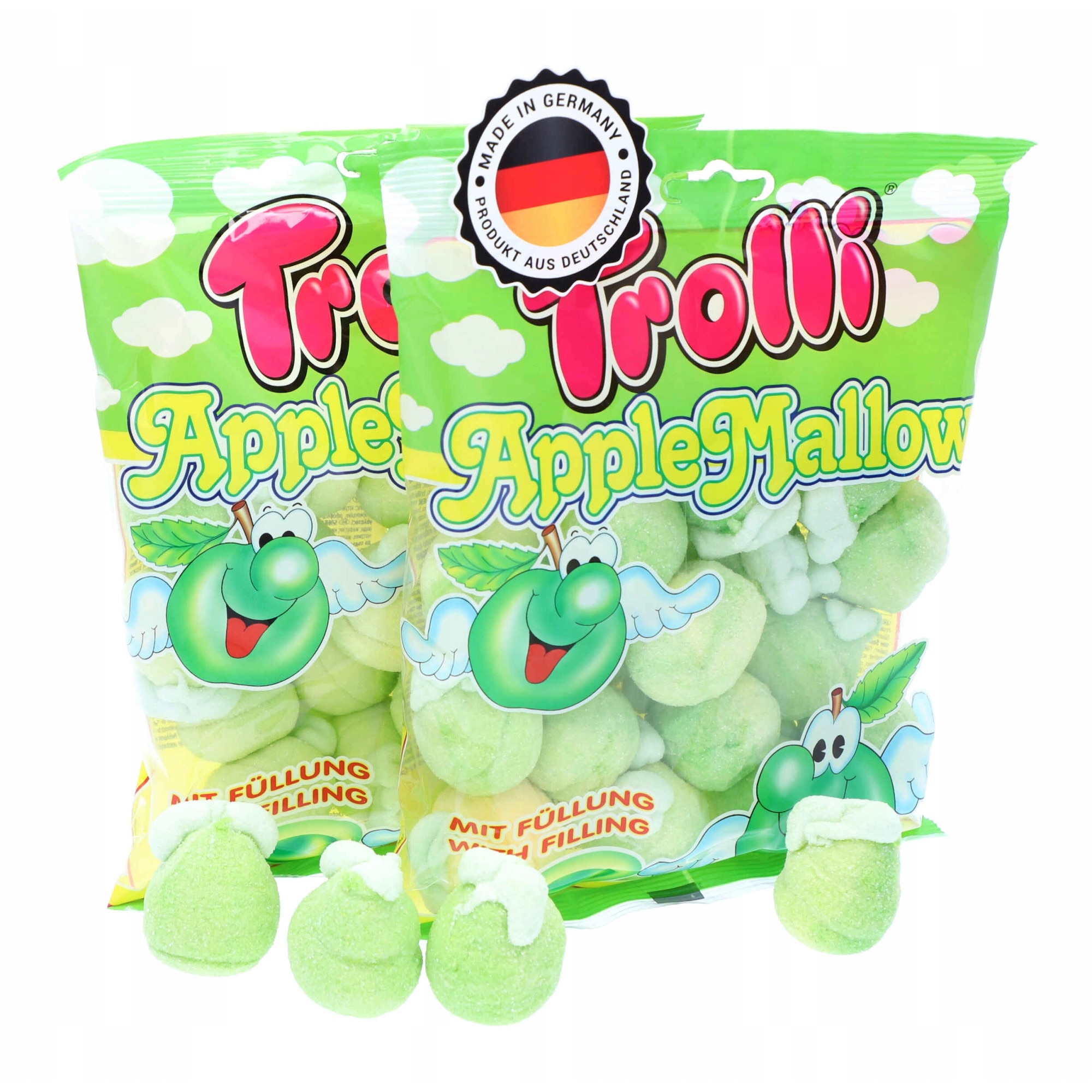 Jeleuri Apple Mallow, Trolli, Aroma mere, 150 g - eMAG.ro