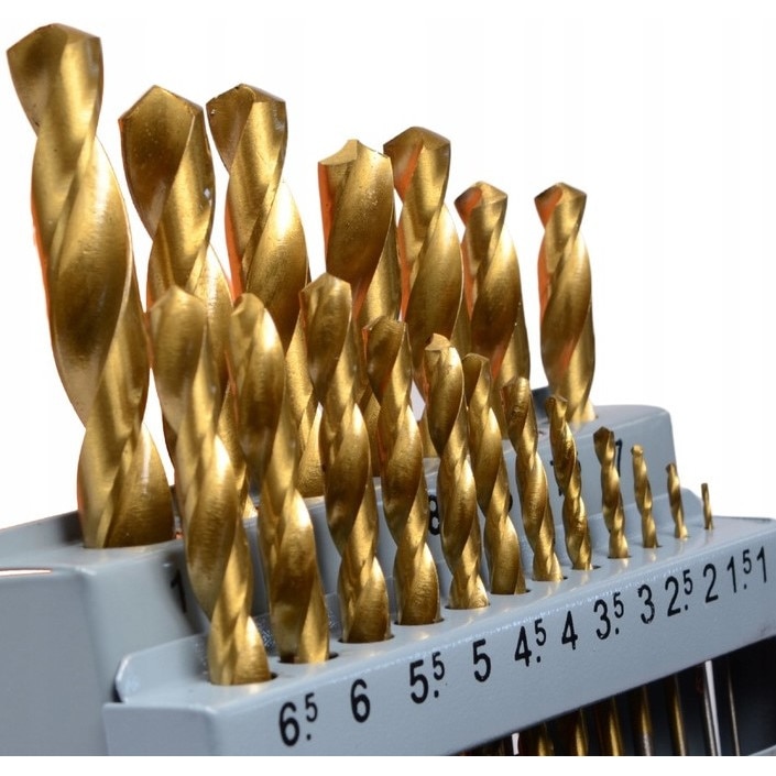Set de 19 burghie pentru metal HSS - eMAG.ro