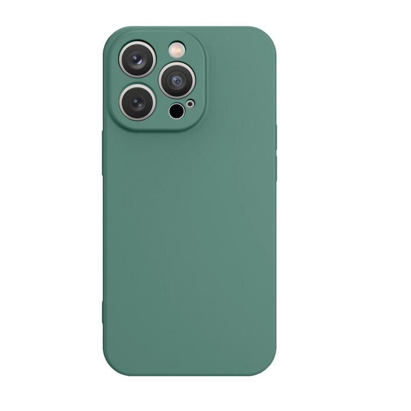Силиконов калъф, съвместим с iPhone 14 Pro Max Green - eMAG.bg