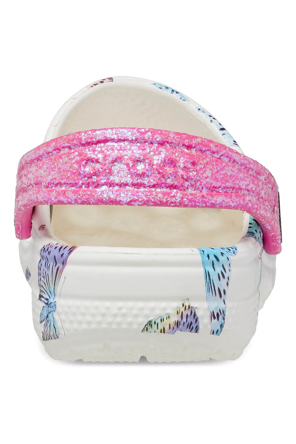 Crocs, Крокс Classic Butterfly с отворена пета, Бял, Розов, Сини, 27-28 EU - eMAG.bg