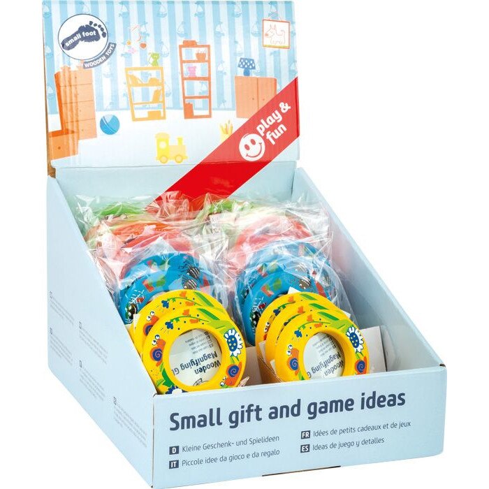 Set 24 lupe pentru copii, Small Foot, Lemn, Multicolor - eMAG.ro