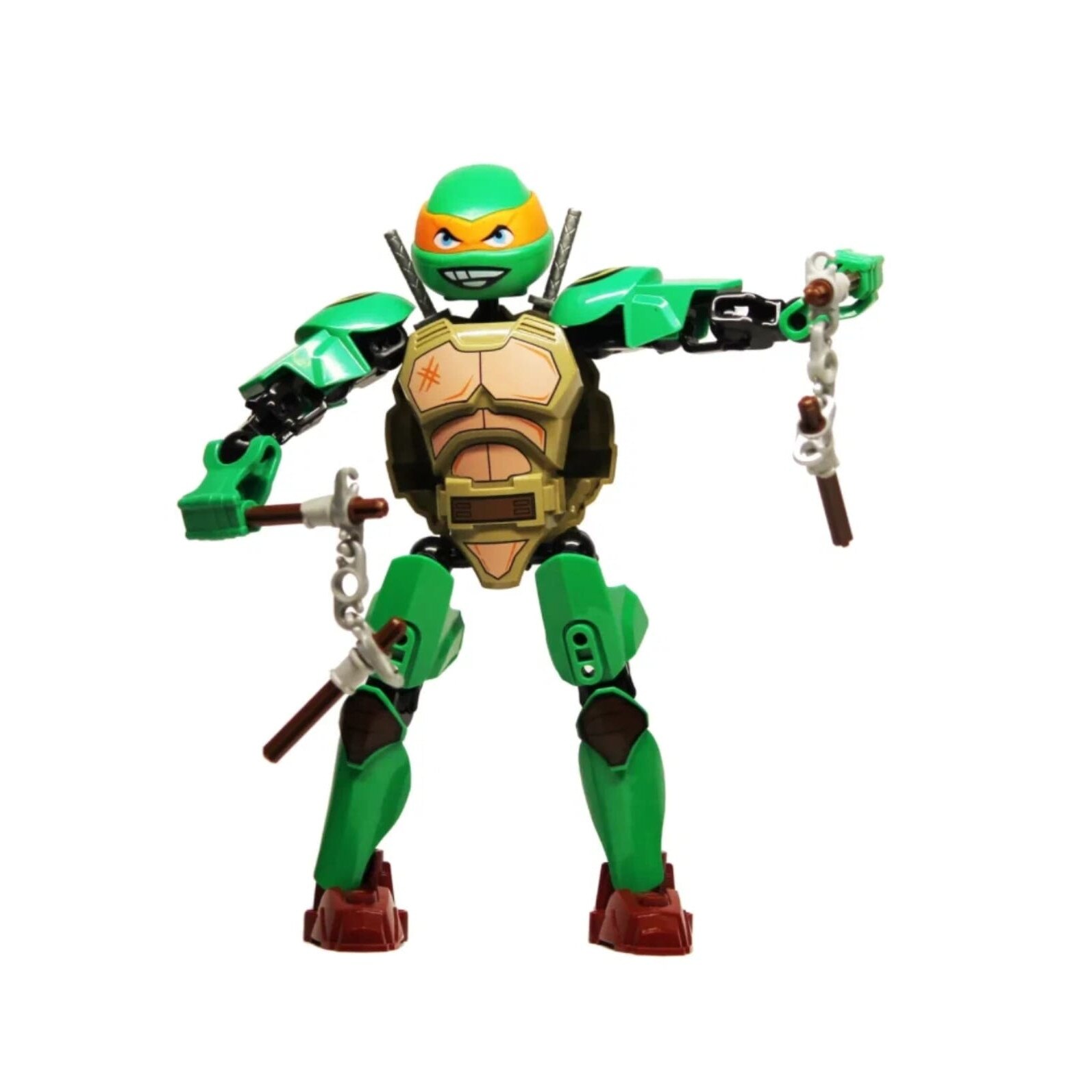 Set 6 Figurine Robot Ninja Turtles, multicolor, 18 cm - eMAG.ro